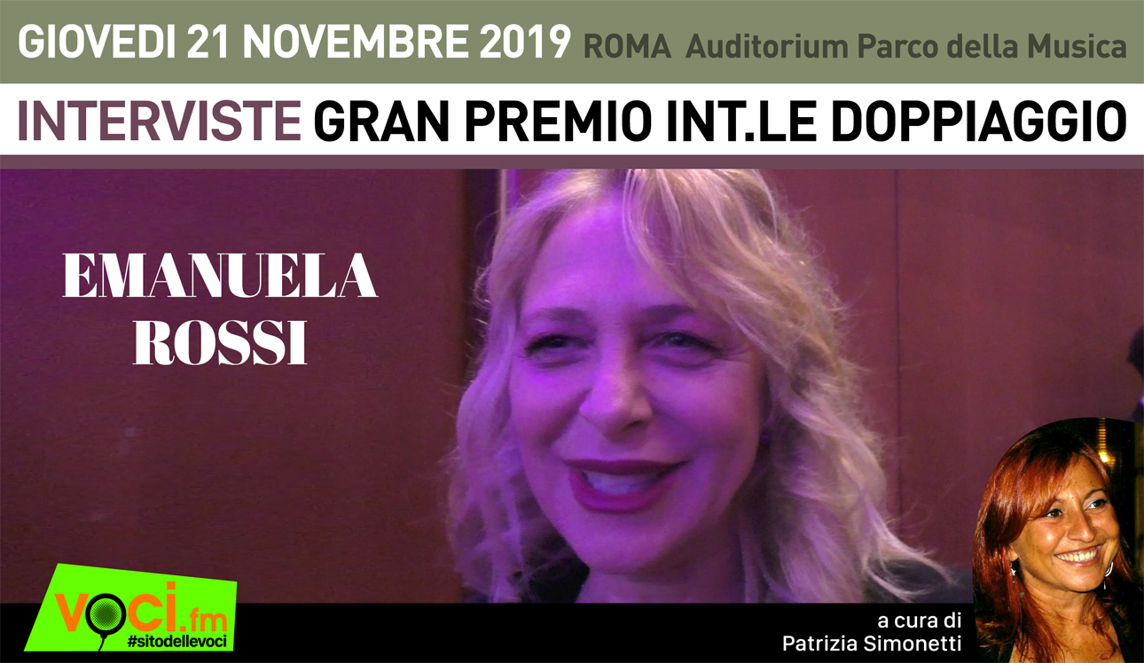 Emanuela Rossi l'intervista alla voce di M.Pfeiffer - voci.net